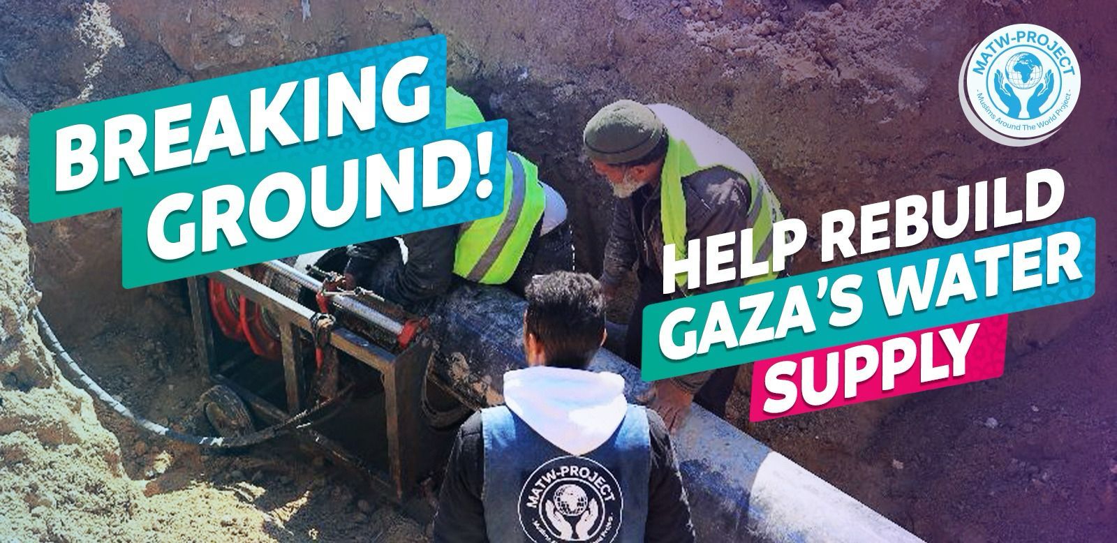 Help Rebuild Gaza's Water Supply